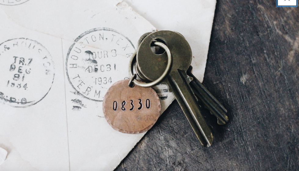 701 Area Code Keychain – Rose James & Co