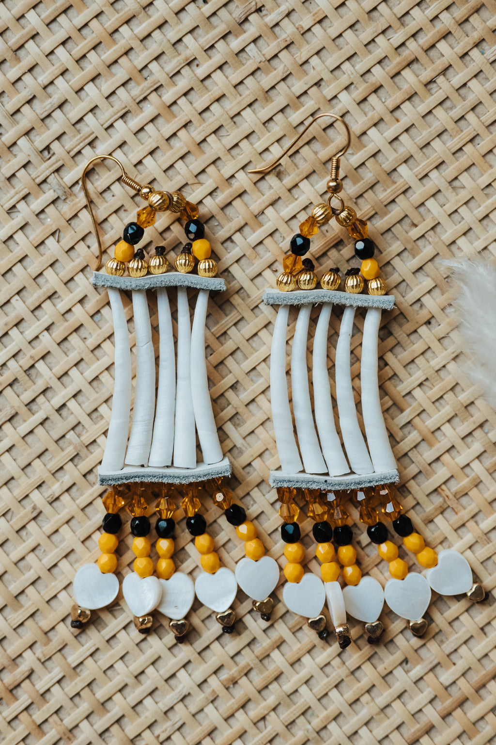 Dentalium Shell Earrings [Style 2] – Rose James & Co